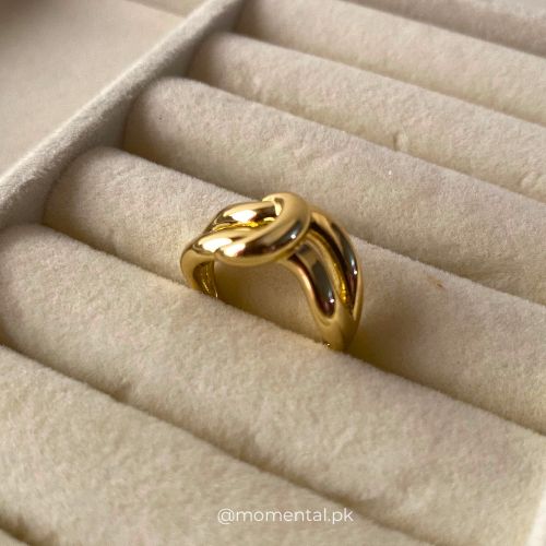 Buy Chunky Knot Ring, Stainless Steel Rings | Momental